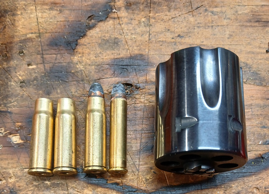 Ruger 357 Max with 2nd cylinder in necked down 444 case... | Single-Actions